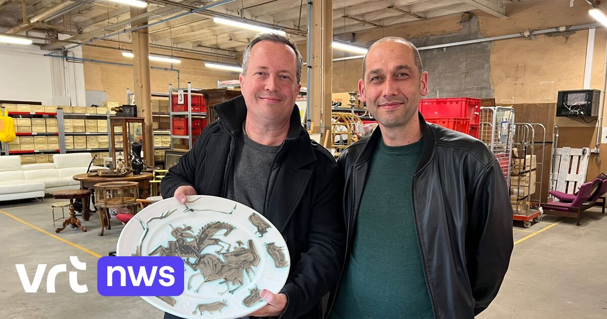 An earthenware dish signed by Picasso found at Antwerp second-hand shop ...