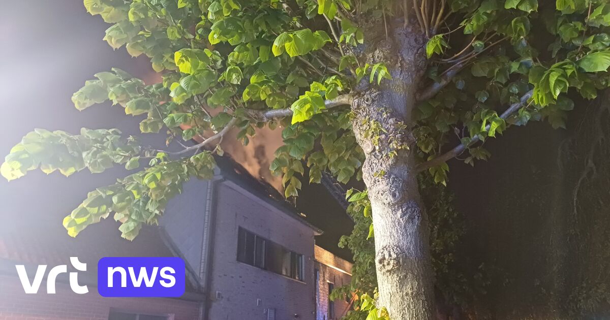 Brand verwoest dakappartement op Provenplein in Proven | VRT NWS: nieuws