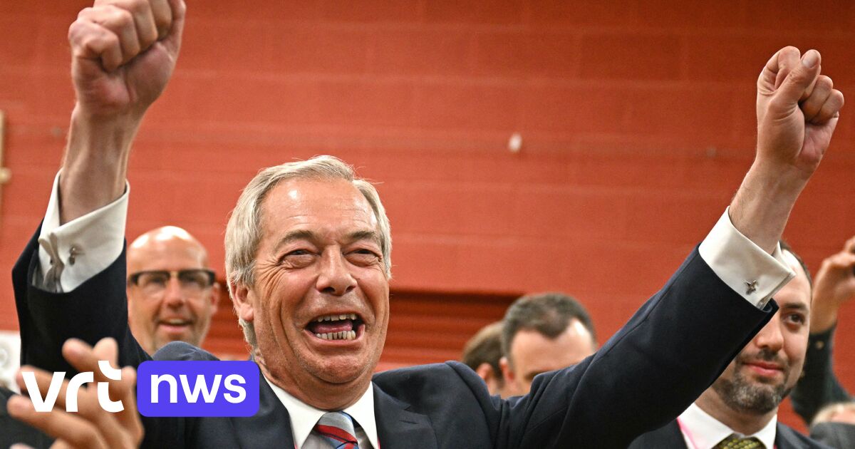Nigel Farage wint in Engeland de lokale verkiezingen met z'n radicaal-rechtse partij Reform ...