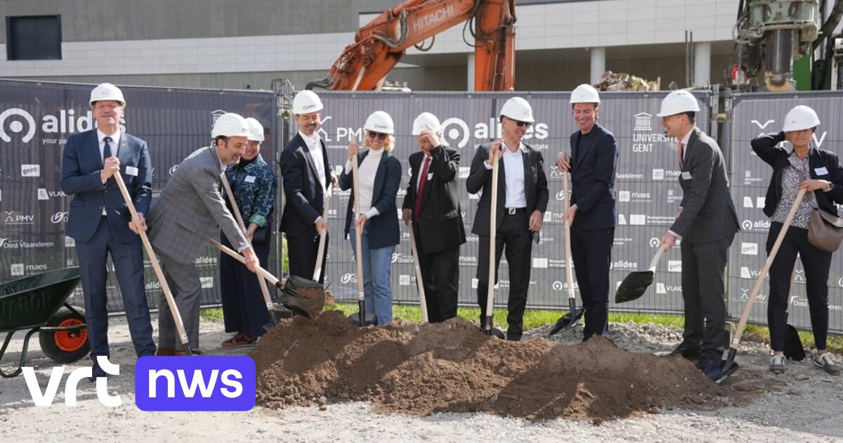 Bouw gestart van 'The Brain' in Gent: Vlaanderen mikt op wereldwijde AI-reputatie | VRT NWS: nieuws