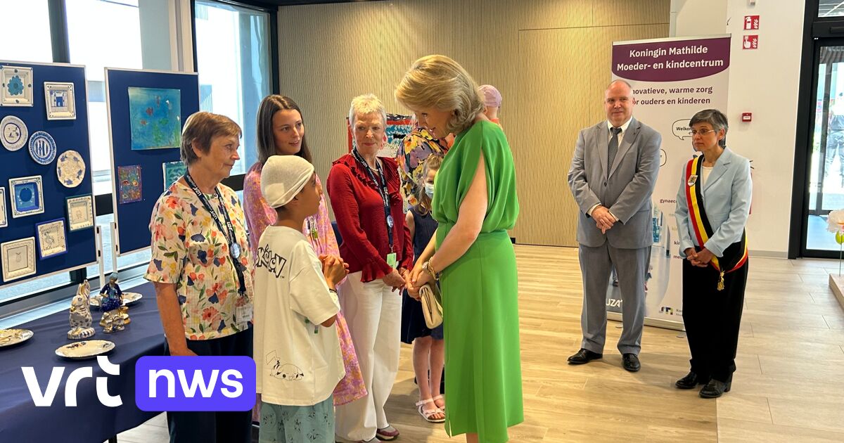 UZA in Edegem viert 10 jaar kinderziekenhuis samen met Koningin ...
