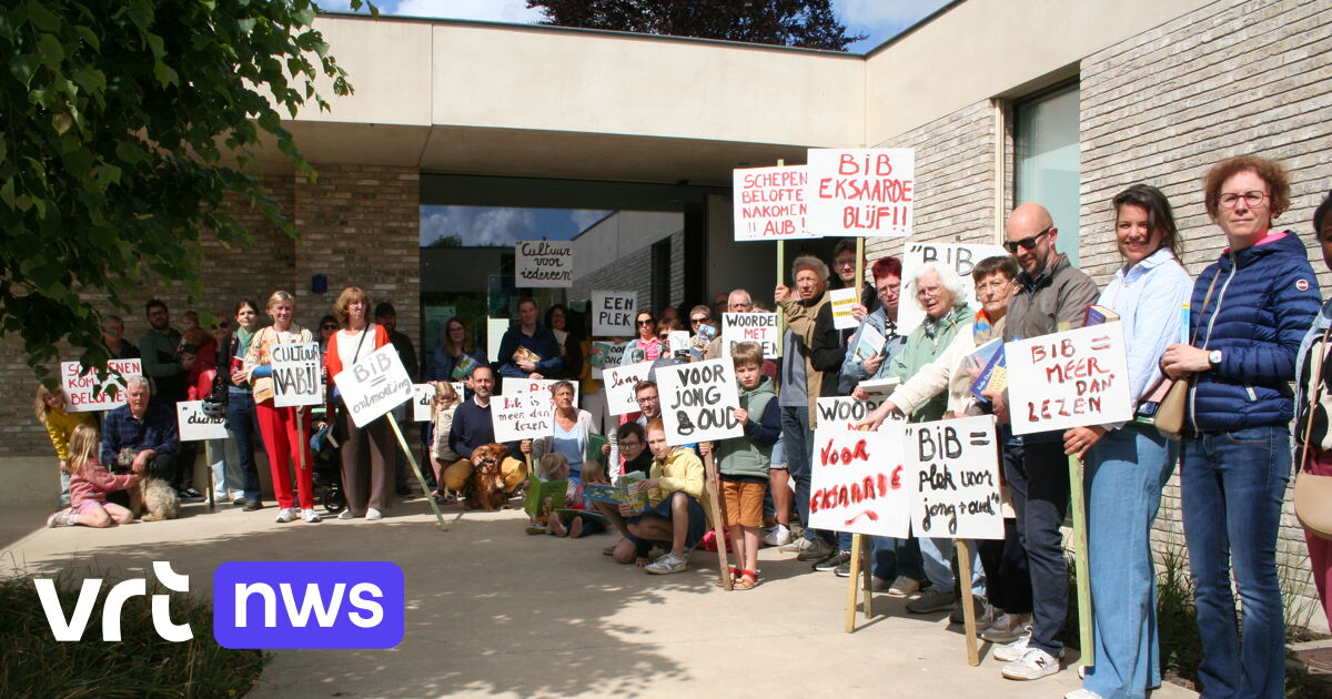 700 handtekeningen tegen sluiting bibliotheek Eksaarde voor kinderopvang | VRT NWS: nieuws