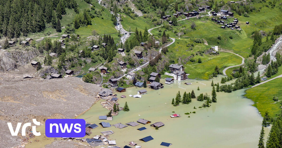 Gevaar voor overstroming na gletsjerbreuk in Zwitserse Lötschental ...