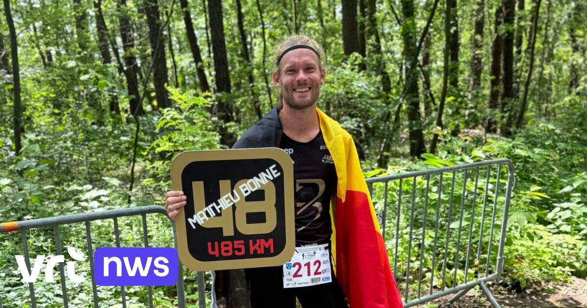 Ultra sportsman Matthieu Bonne breaks world record and runs 485 ...