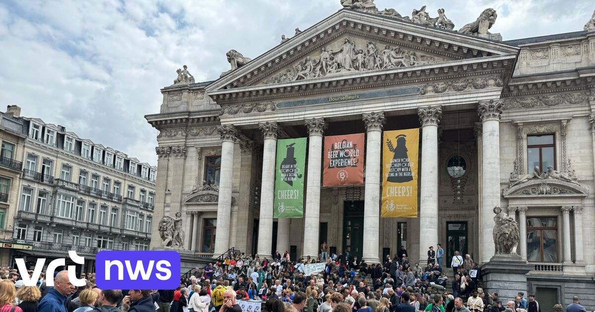 Protest at Beurs: still no Brussels government after a year (VIDEO ...