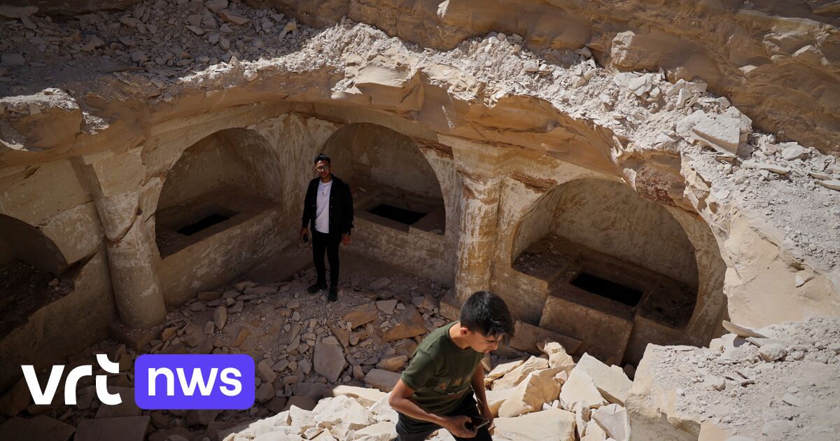 Verwoest gebouw geeft geheimen prijs in Syrië: aannemer ontdekt 1.500 jaar oud Byzantijns ...