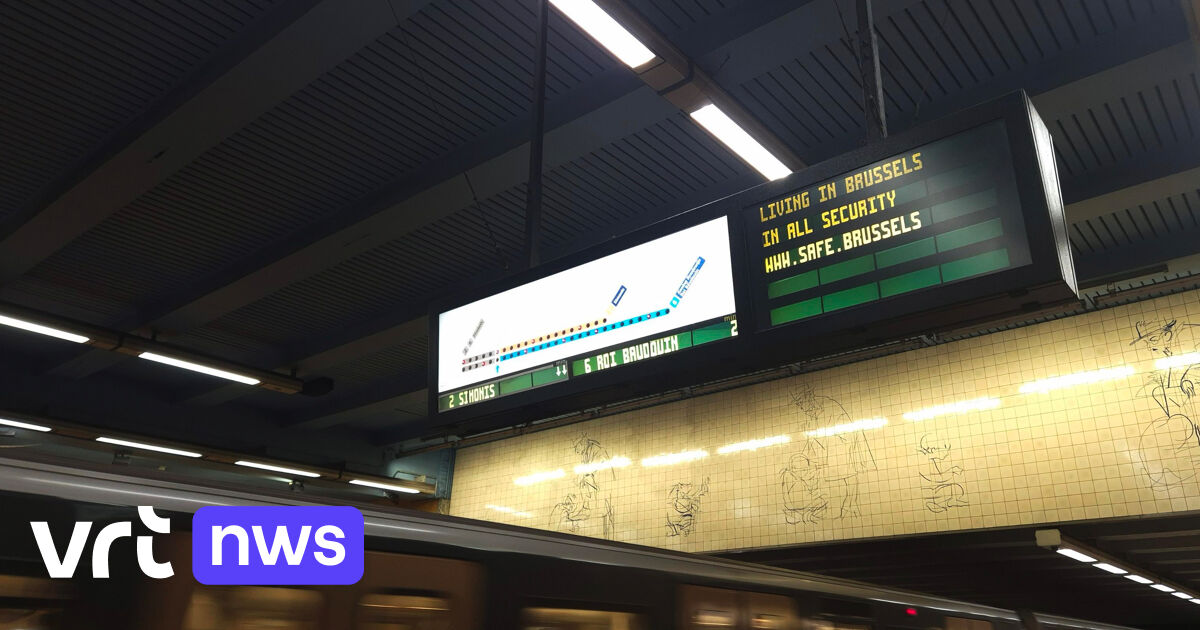 Brussel gaat bij rampen boodschappen tonen in metro: "Snel bevolking ...