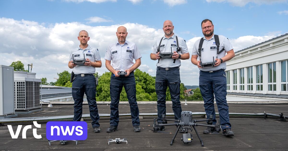 Drie drones en speciaal opgeleid politieteam moeten Leuven veiliger maken | VRT NWS: nieuws