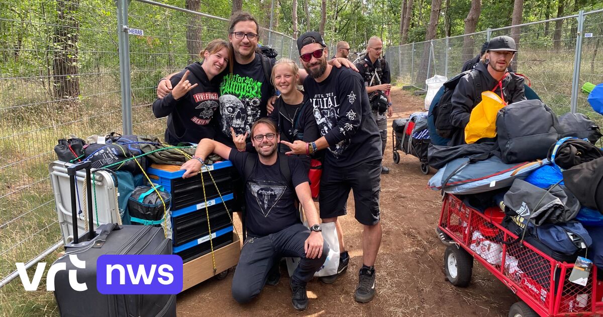Kampeerders verlaten met glimlach bloedhete editie Graspop in Dessel ...