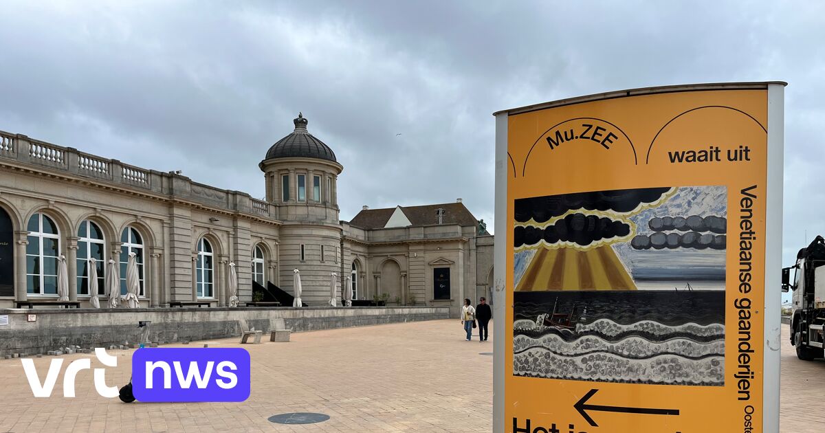 Mu.ZEE waait uit en brengt zeekunst naar de dijk van Oostende | VRT NWS ...