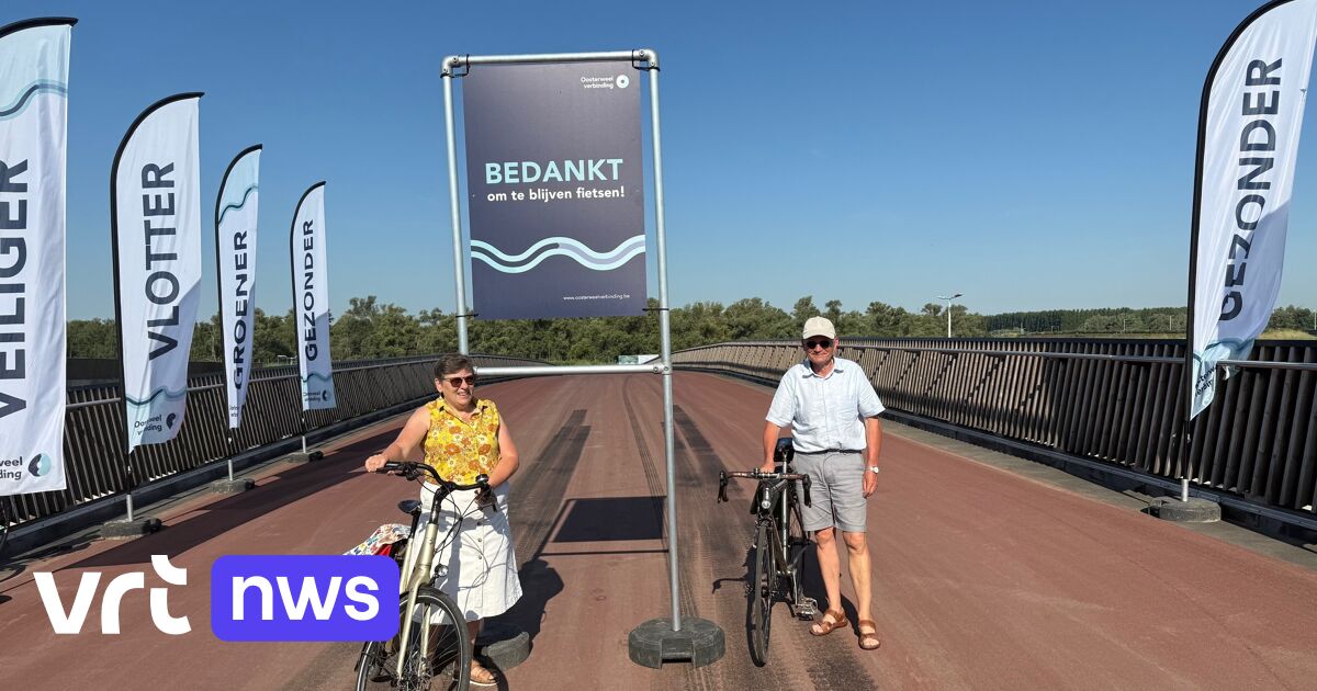 Nieuwe fietsbrug aan knooppunt Sint-Anna op Linkeroever zorgt voor vlotte verbinding tussen ...