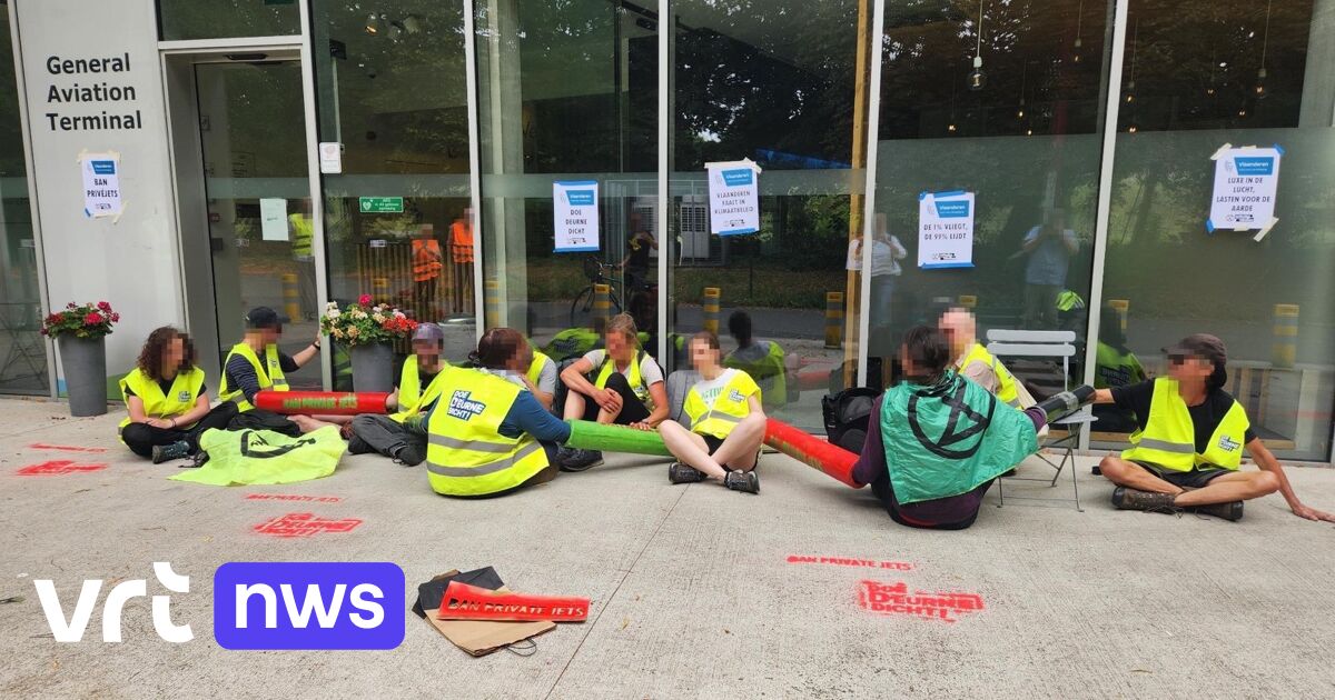 "Doe Deurne dicht": activisten blokkeren luchthaven in Deurne uit ...