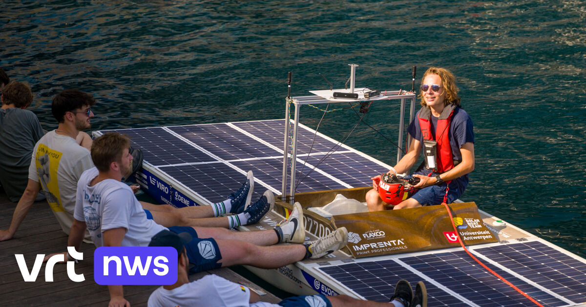 UAntwerpen Solar Boat Team wint prestigieuze prijs met zelfgemaakte AI ...
