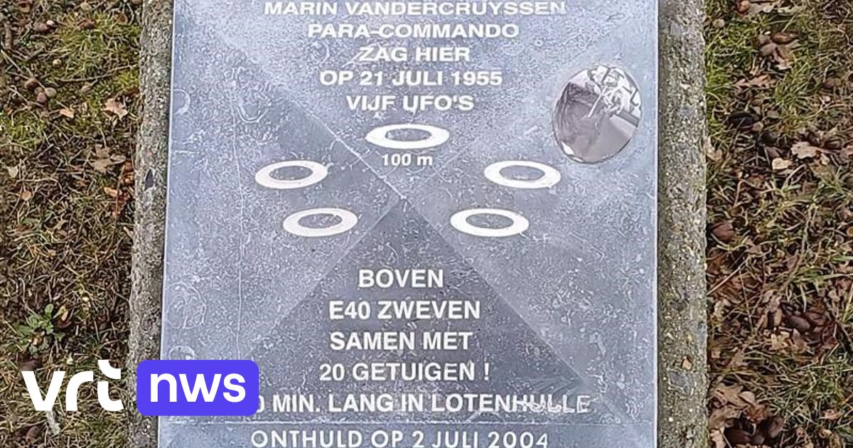 Familie van paracommando die in 1955 5 ufo's spotte boven E40 in Aalter laat monument ...
