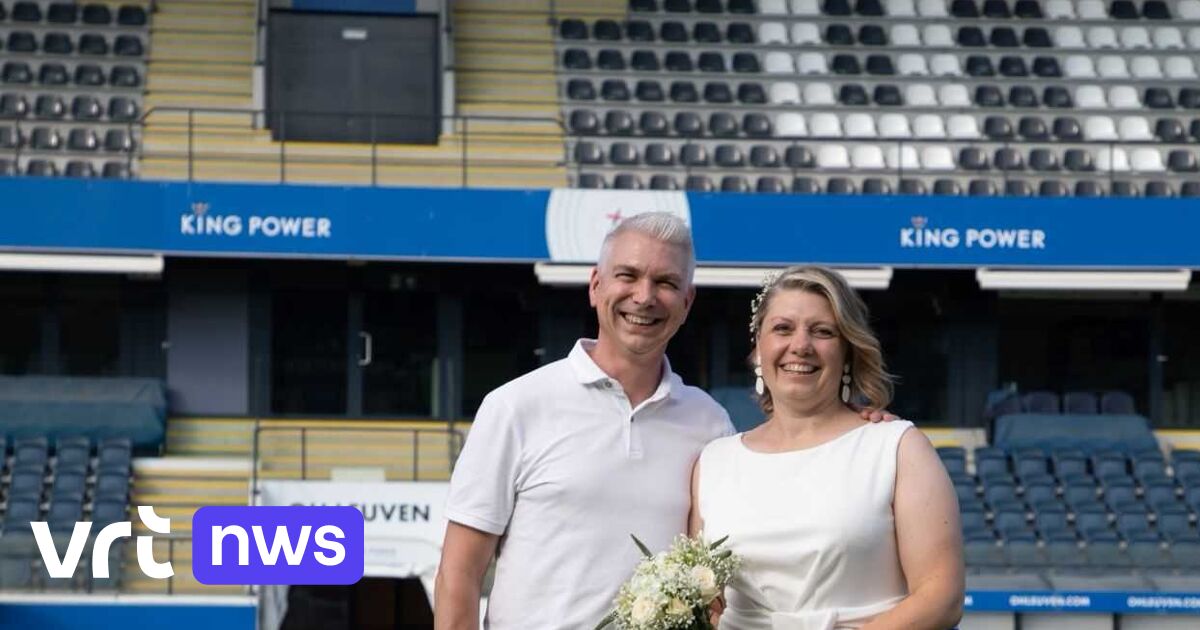 Robby en Inge trouwen op "heilige grasmat" van Oud-Heverlee Leuven ...