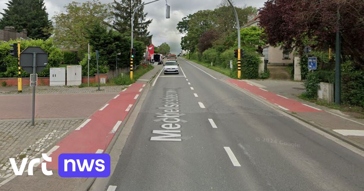Fietstunnel op komst onder de Mechelsesteenweg in Nossegem, op tracé ...