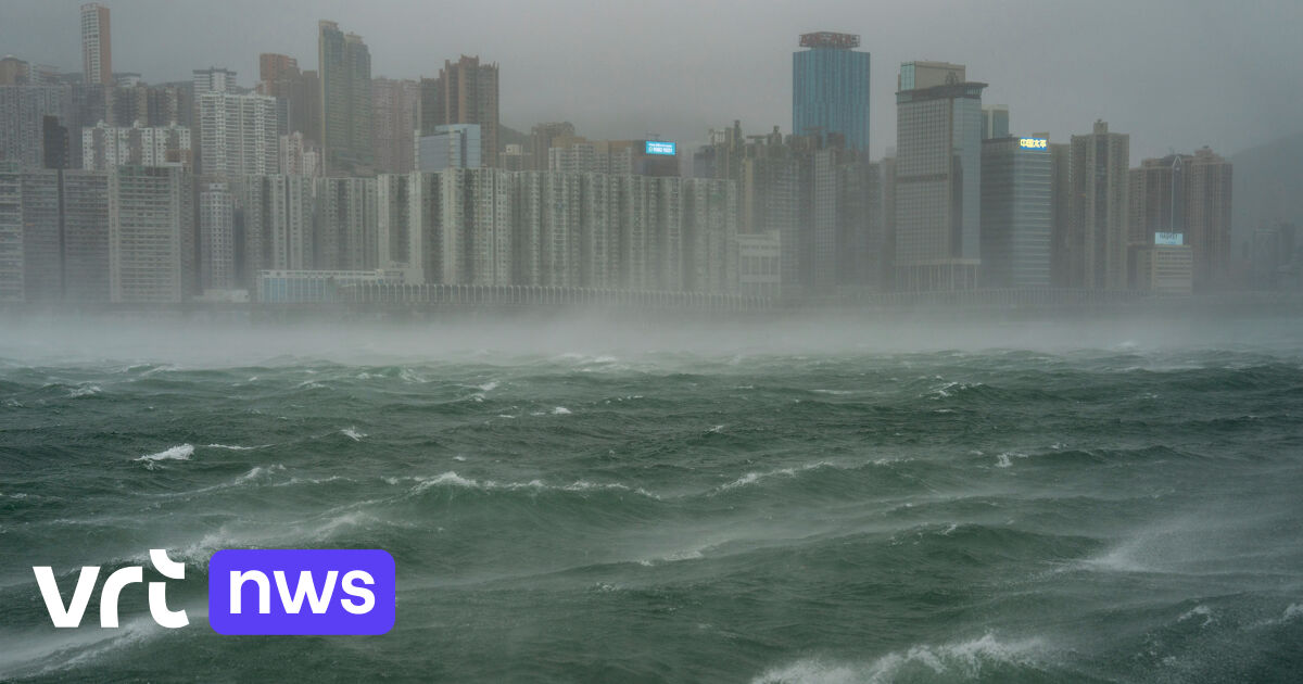 "Vernietigende tyfoon" treft Hongkong: hoogste waarschuwingsalarm voor ...