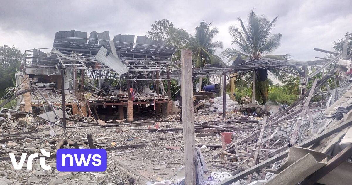Explosie in vuurwerkfabriek in Thailand eist minstens 9 levens | VRT ...