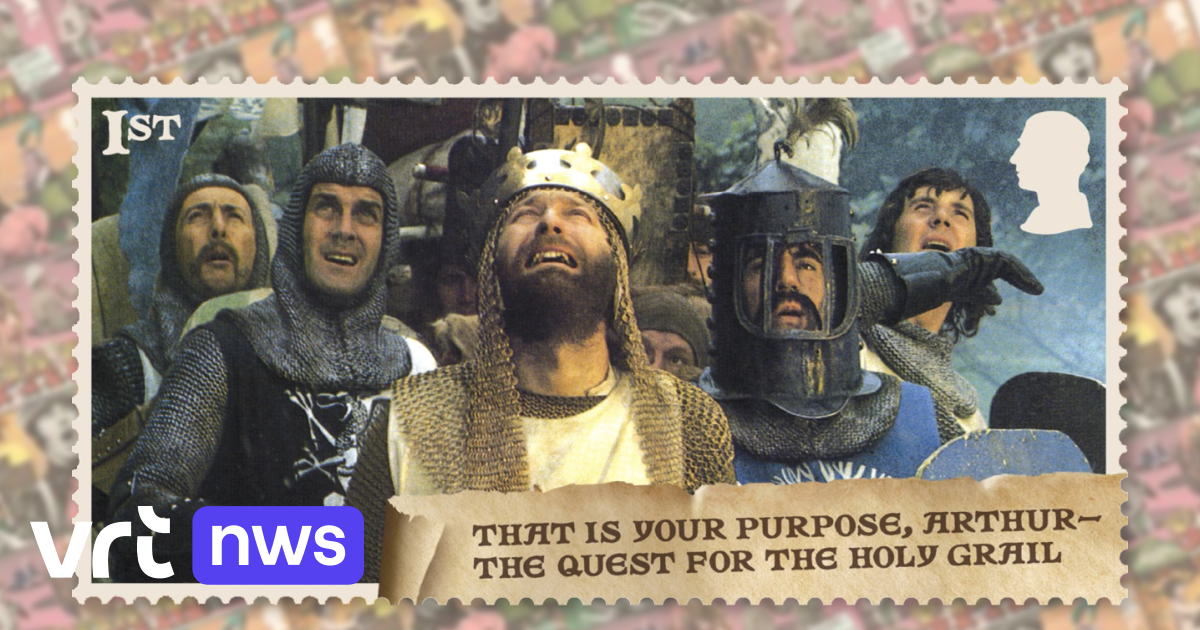 Britse post eert 50 jaar 'Monty Python and the holy grail' met speciale ...