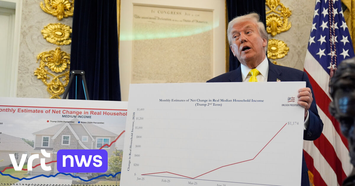 Trump komt met "alternatieve statistieken" die moeten aantonen dat ...