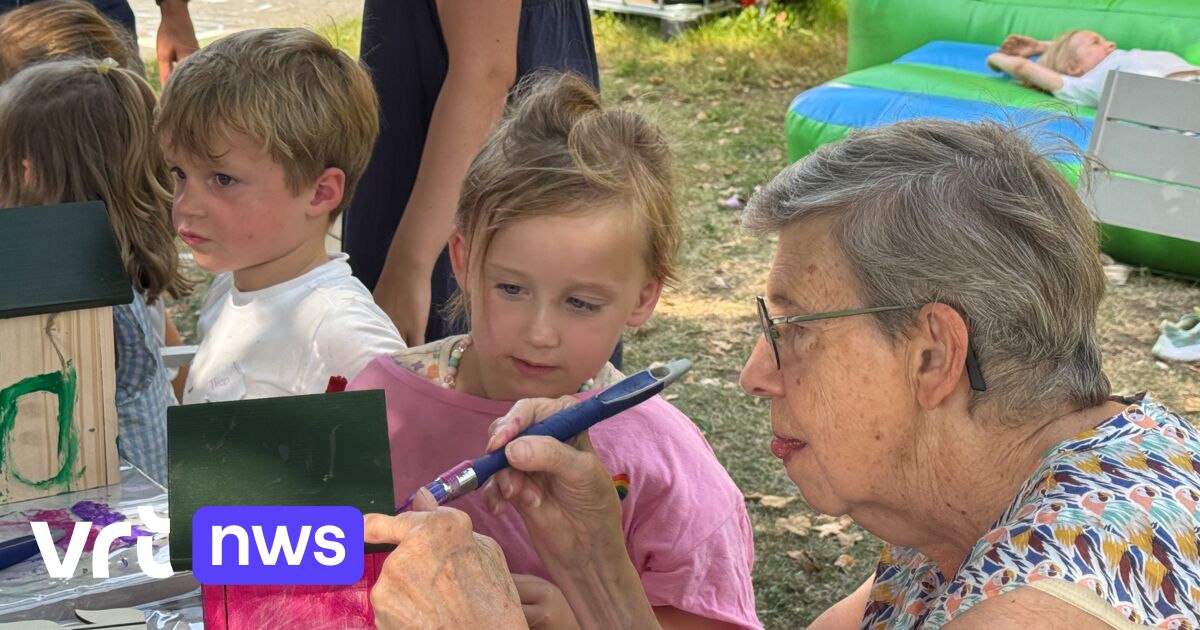 Bewoners zorgcampus Dessel en kinderen houden een oma- en opakamp: "Samen over generaties heen ...