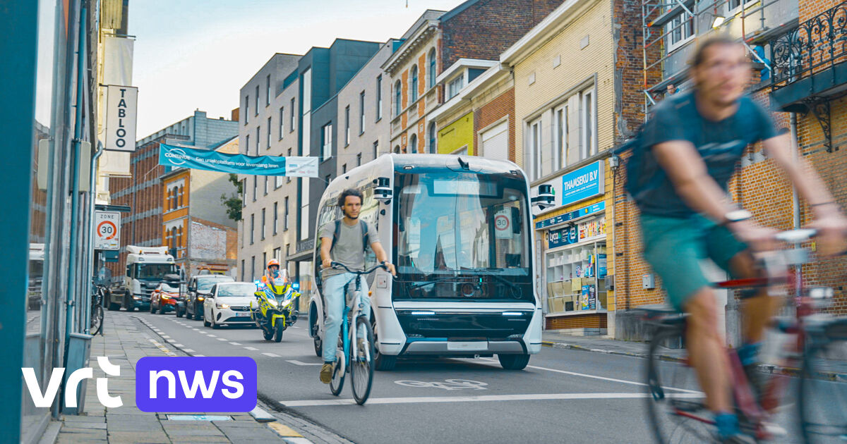 Un bus autonome fait ses premiers essais à Louvain, d'abord sans ...