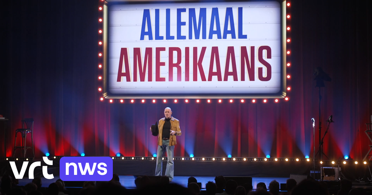 Björn Soenens speelt nog één extra voorstelling van theatershow 'Allemaal Amerikaans' | VRT NWS ...