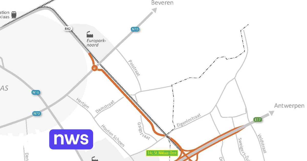 Plannen verbindingsweg rond Sint-Niklaas aangepast: meer aandacht voor fietsverkeer | VRT NWS ...