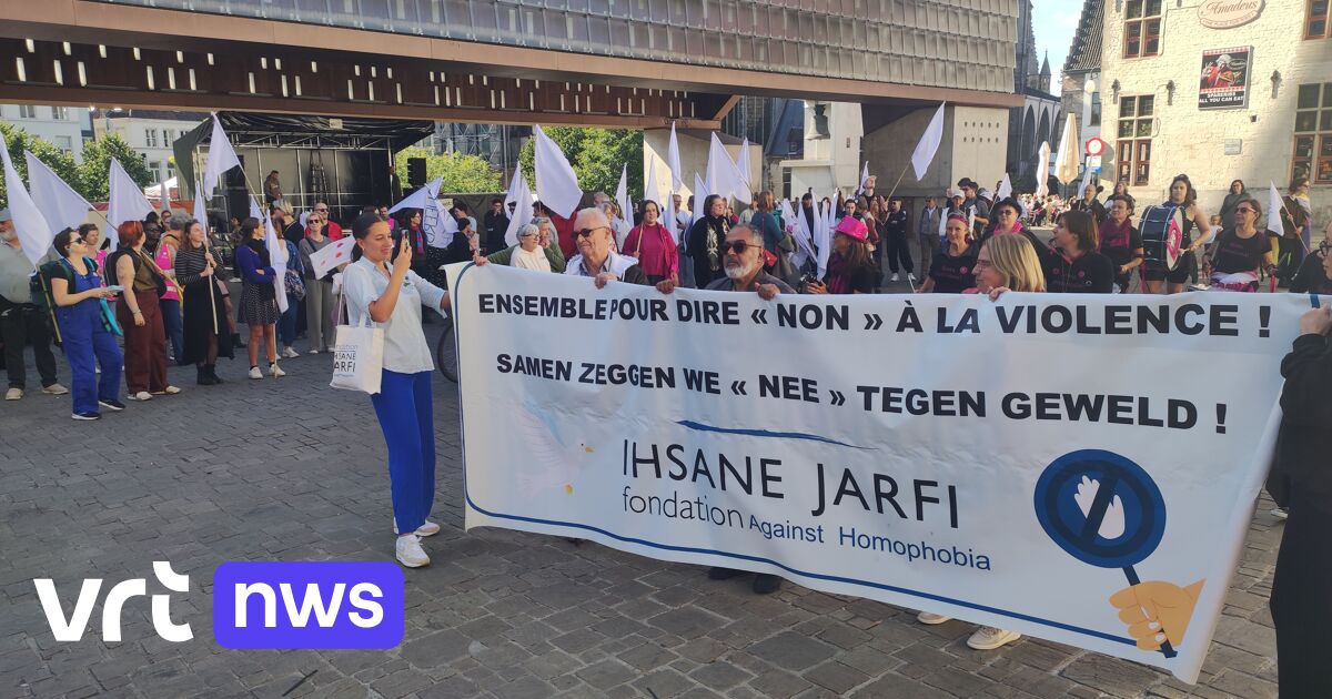 Herdenkingsmars voor Ihsane Jarfi trekt door Gent: "Niet alleen voor ...