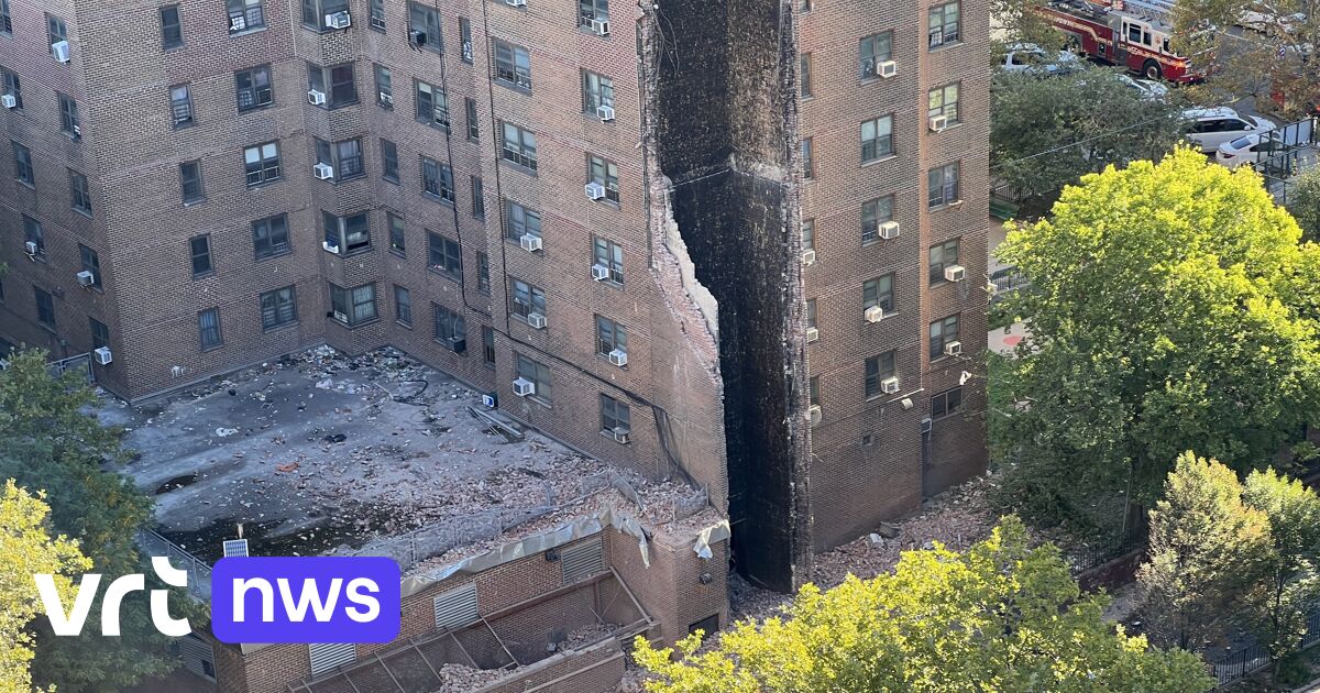Appartementsgebouw van 20 verdiepingen deels ingestort in New York ...