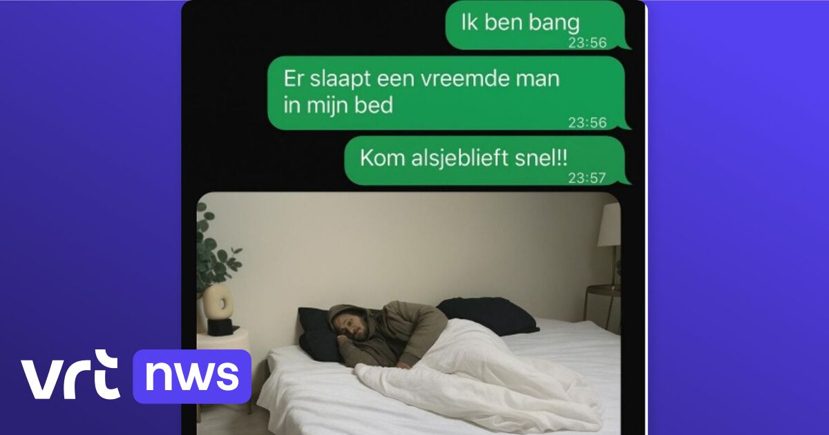 TikTok-grap met AI-zwerver in Zellik loopt uit de hand: politie rukt uit met zwaailicht en ...