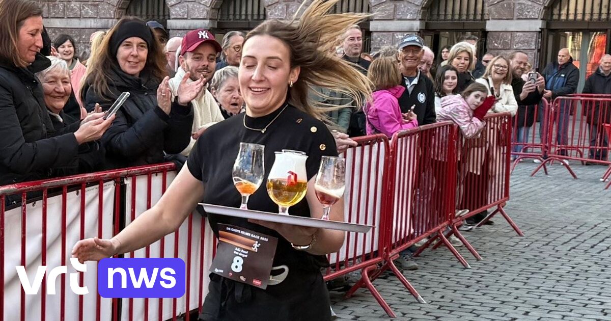 Grote Kelner Race op Antwerpse Grote Markt: "Mijn strategie? Goed ...