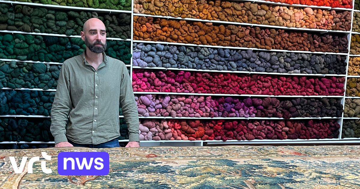 La manufacture malinoise De Wit préserve des tapisseries historiques, dont une est exposée ...