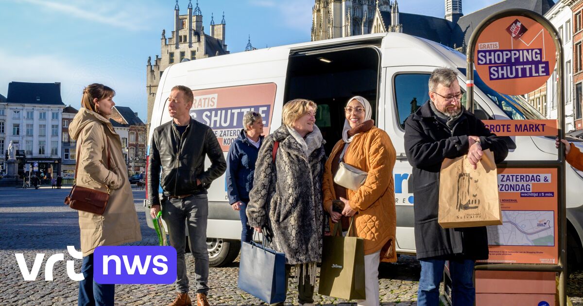 Mechelen breidt Shopping Shuttle uit: gratis busje rijdt voortaan 6 ...