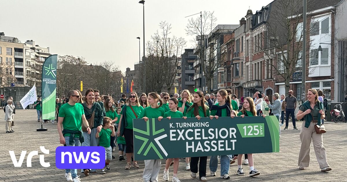Turnkring Excelsior Hasselt viert 125e jubileum met optocht door ...