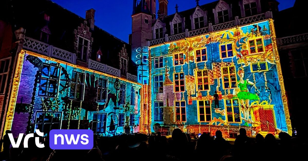 New giant puppet parade and light show at Bruges Cathedral replace ...