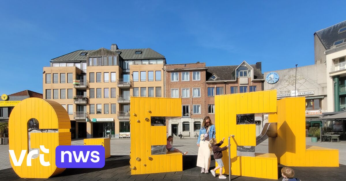 Bekende GEEL-letters sieren na jaar afwezigheid opnieuw de Markt | VRT ...