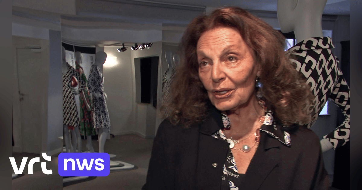 VIDEO Mode-icoon Diane von Fürstenberg keert terug naar België voor ...