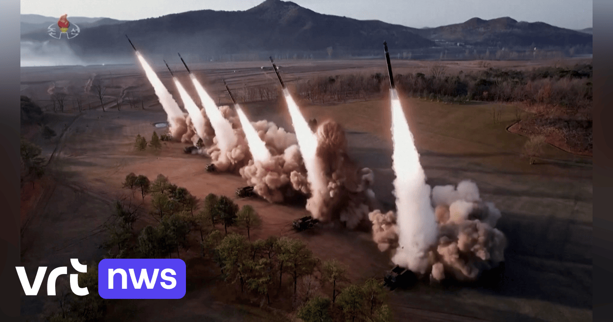 VIDEO Noord-Korea vuurt opnieuw ballistische raketten af | VRT NWS Nieuws
