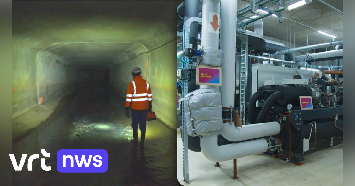 Het gebouw van de RSZ in Brussel wordt voortaan verwarmd door de Zenne | VRT NWS: nieuws