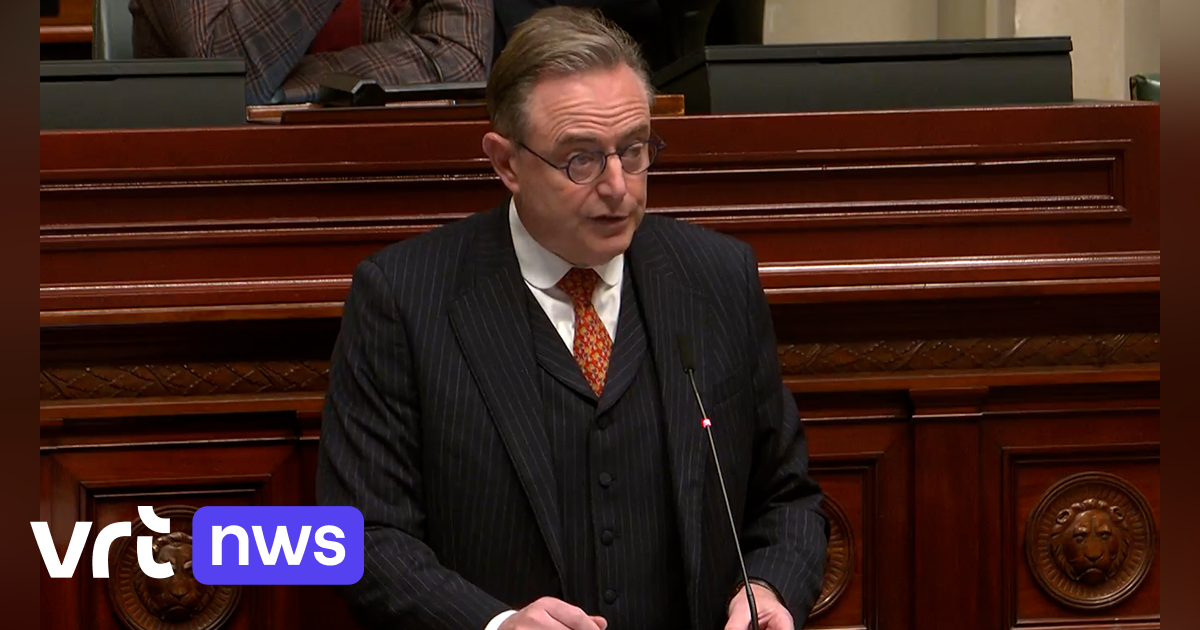 VIDEO Premier De Wever in beleidsverklaring: "Geen reden voor euforie ...