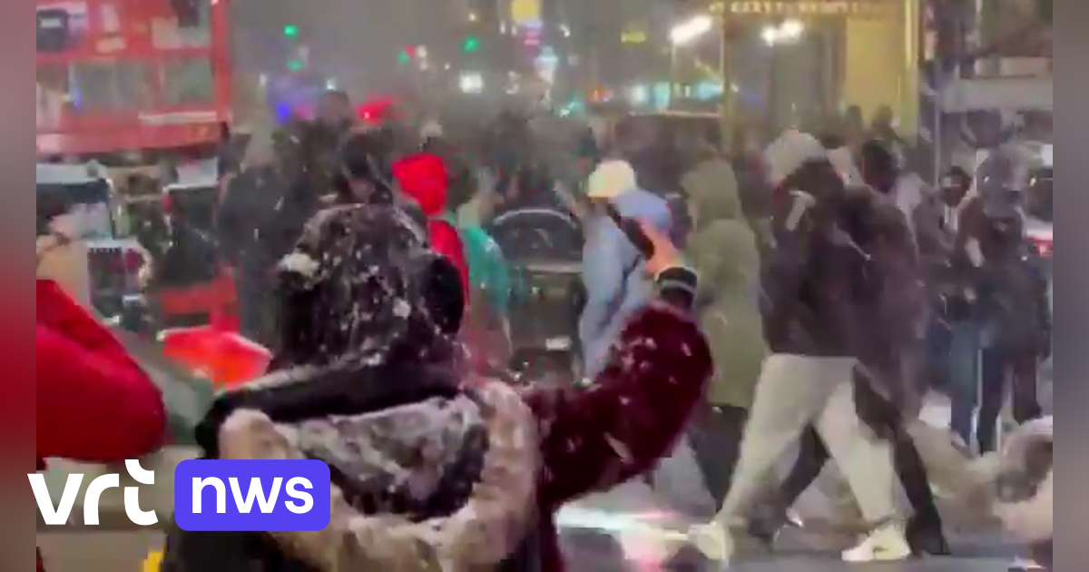 VIDEO Sneeuw valt met bakken uit de lucht in New York | VRT NWS Nieuws