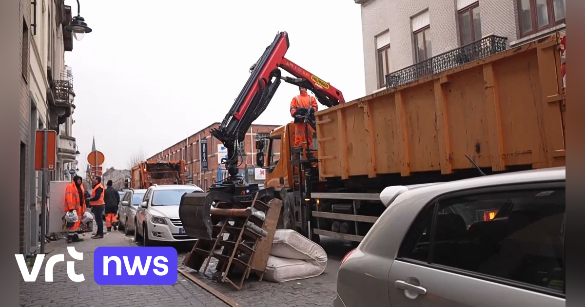 VIDEO Straten moeten leeg zijn tegen Nieuwjaar: in Anderlecht ruimen ze ...