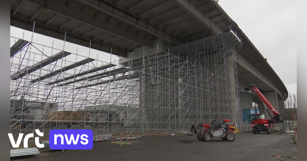 VIDEO Werken viaduct van Vilvoorde: ook versmalde rijstroken en 50 km/u ...