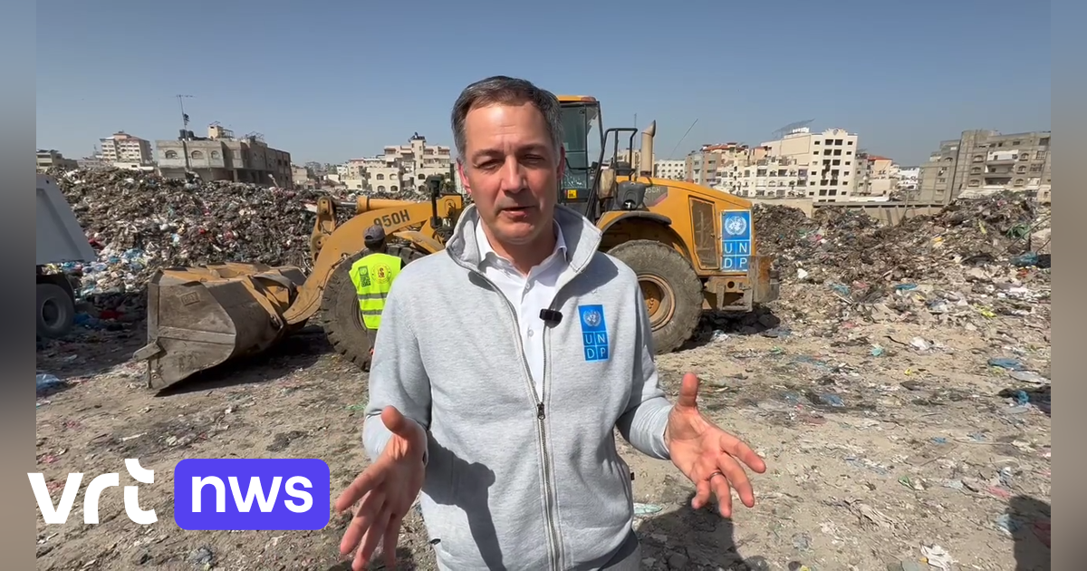 VIDEO Alexander De Croo namens UNDP in Gaza: "We willen noodhuizen ...