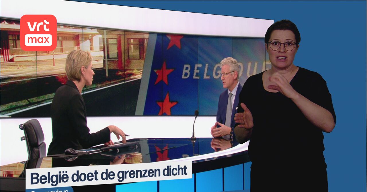 VRT NWS journaal met VGT - vrijdag 20 maart 2020 om 20:15 | VRT MAX