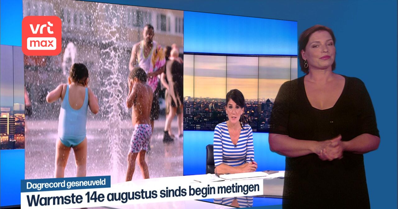 VRT NWS journaal met VGT - zondag 14 augustus 2022 om 20:15 | VRT MAX
