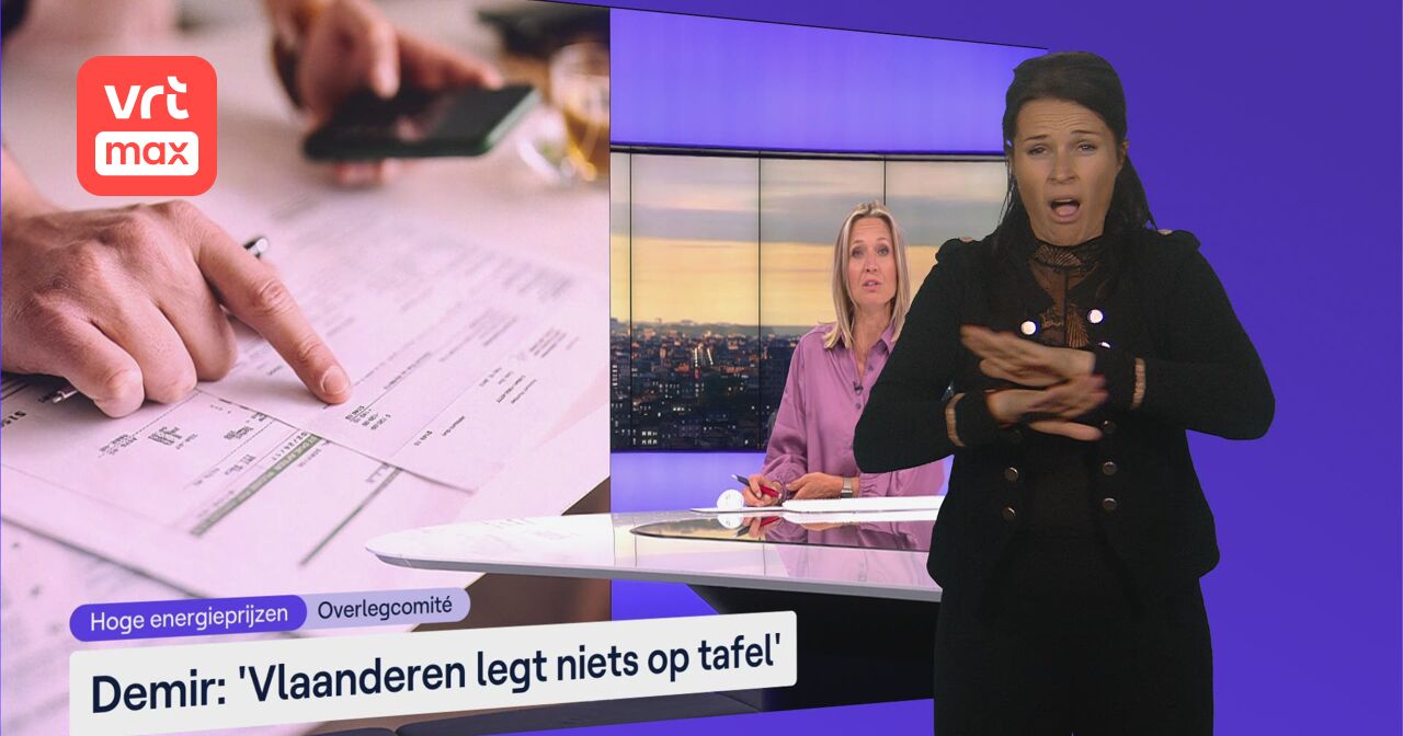 VRT NWS journaal met VGT - dinsdag 30 augustus 2022 om 20:15 | VRT MAX