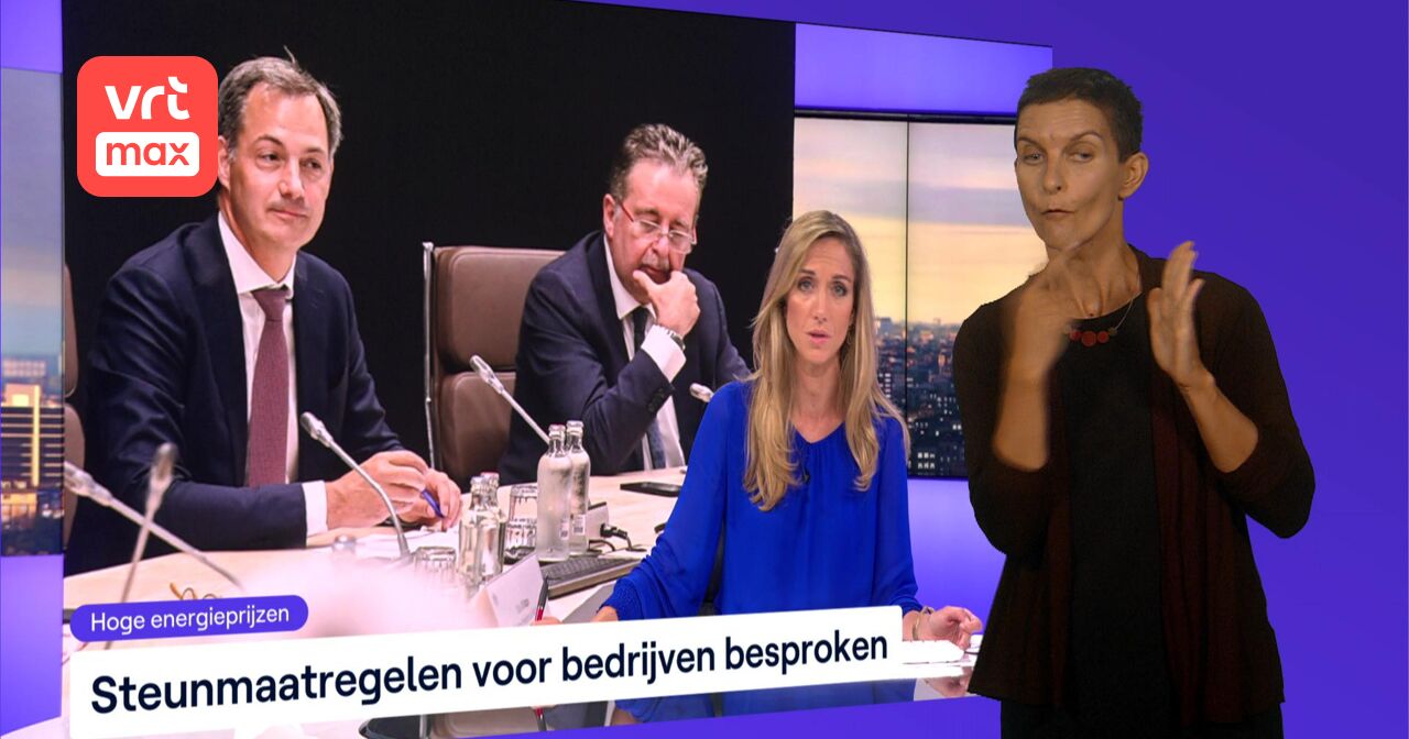 VRT NWS journaal met VGT - maandag 5 september 2022 om 20:15 | VRT MAX