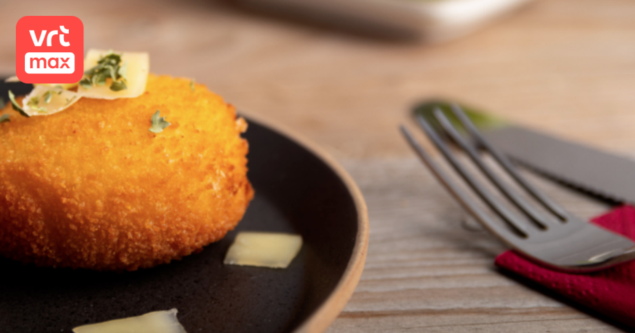 Kampioene kaaskroketten eten: Amber Bert uit Zwevegem